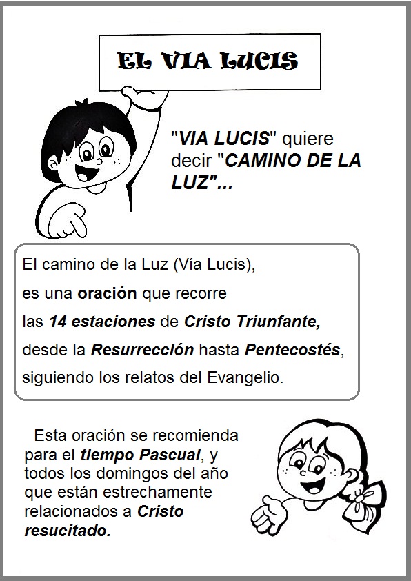 Camino hacia la Pascua: Recursos Catequesis Via Lucis
